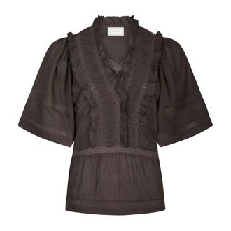 Neo Noir Damen, Blusen & Hemden, Braun, 2XSGr&ouml;&szlig;e