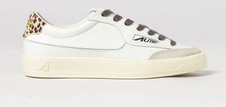 Autry Windscape Low-Top-Sneaker aus Leder und Ponyfell mit Animal-Print