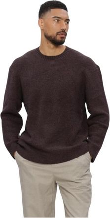 Law Of The Sea Cloudbreak Strickpullover mit Rundhalsausschnitt - - Knitwear - Herren - Braun - L