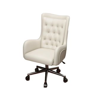 Generic Ergonomischer B&uuml;rostuhl, Computerst&uuml;hle, H&ouml;henverstellbar Und 200 Kg Belastbar, Geeignet for Heimstudien(White)