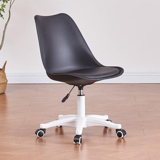 Generic Moderner, armloser Acryl-B&uuml;rostuhl mit Rollen - leicht zu bewegen und stilvoll. 360&deg; drehbar, h&ouml;henverstellbar und ergonomisches Design f&uuml;r Komfort un