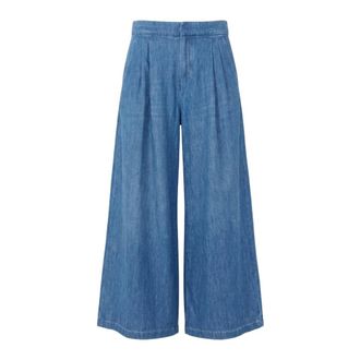 Max Mara Lange Hose S - - Trousers - Damen - Blau - XS
