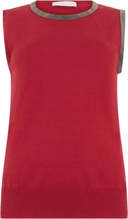 Fabiana Filippi Femme, Tops, Rouge, Taille: 40 FR Hauts