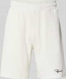 Pegador Shorts mit Logo-Stitching und elastischem Bund