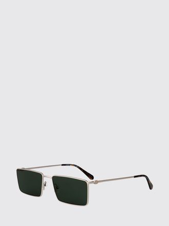 Lacoste Lunettes de soleil aviateur en m&eacute;tal avec verres ambr&eacute;s et logo en relief