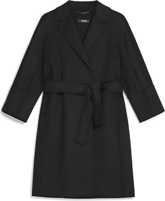 Max Mara Kurzer Mantel - Schwarz