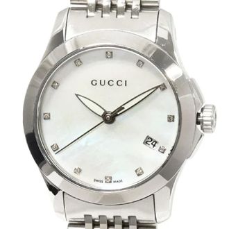 Gucci Pre-owned Metal montres - Femme - Pre-owned - Blanc - Taille: ONE Size