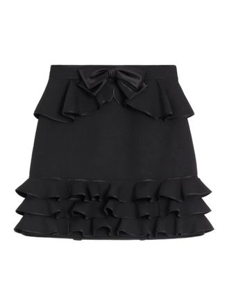 Valentino Garavani Jupe Midi - Noir