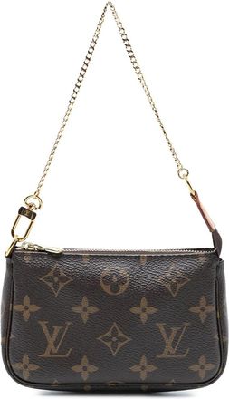 Louis Vuitton Crossbody Bags - Monogram Mini Pochette Accessoires - Gr. unisize - in Braun - für Damen