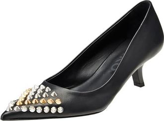 Pinko Femme Ravel Decollete Cuir Veau + Escarpins, Z99 Noir Limousine, 38 EU