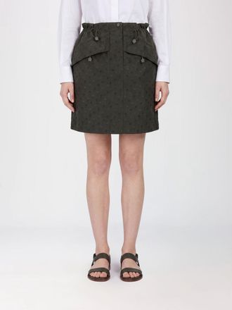 Cecilie Bahnsen Mini-jupe taille haute en coton m&eacute;lang&eacute; &agrave; imprim&eacute; floral