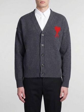 Ami Strickjacke AMI PARIS Herren Farbe Grau