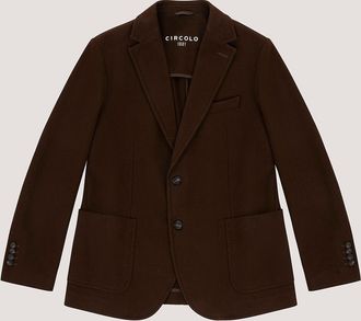 Circolo 1901 Cashmere touch basic jacket, Blu Notte, 46, Man