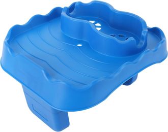 Emoshayoga Hamwesh Rutschfestes TPU-Tischtablett, Verstellbares Clamp/Holder-Design, 2 Getr&auml;nkehalter, Ger&auml;umiger Bereich, Mehrere Ablaufl&ouml;cher, Einfache Install