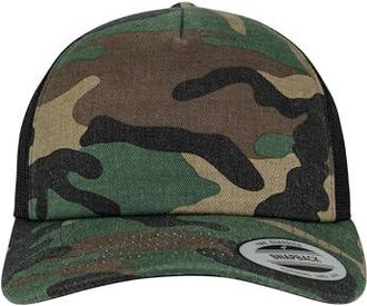 Flexfit Mixte Camo Trucker Cap Woodcamo/Blk One Size Casquette, woodcamo/blk, Taille Unique EU