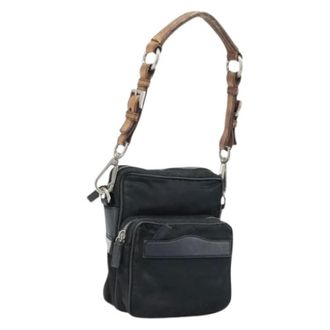 Prada Sac bandouli&egrave;re vintage en nylon Pre-owned - Femme - Pre-owned - Noir - Taille: ONE Size
