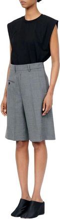 Maison Margiela Femme, Shorts, Gris, Taille: 34 FR Long Shorts