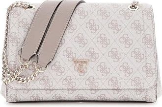 Guess sac à épaule bandoulière Noelle II Convertible Xbody Flap Bag Dark Taupe Logo