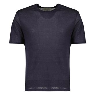 Officine G&eacute;n&eacute;rale Garment T-Shirt - - Tops - Herren - Blau - XL
