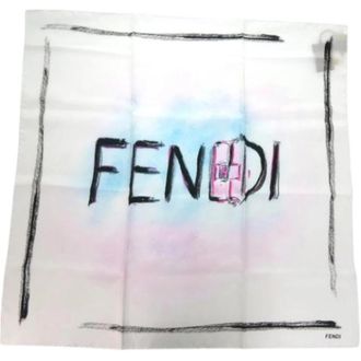 Fendi Pre-owned Seidenes quadratisches Tuch - - Pre-owned - Damen - Mehrfarbig - ONE SIZE