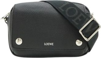 Loewe Pre-owned Pebble Messenger Small Shoulder Bag - Femme - Pre-owned - Noir - Taille: ONE Size