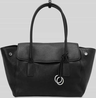 Marc O'Polo Shopper aus Rindsleder mit Metall-Details
