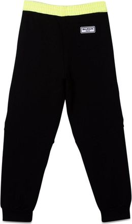 Balmain Pure Cotton Trousers - Black