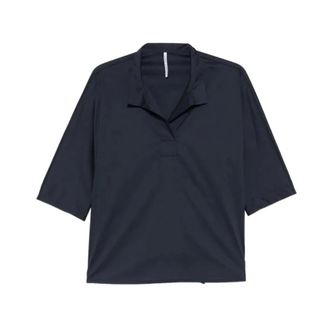 Liviana Conti Femme, Blouses et Chemises, Bleu, Taille: 38 FR Lucy Blouse