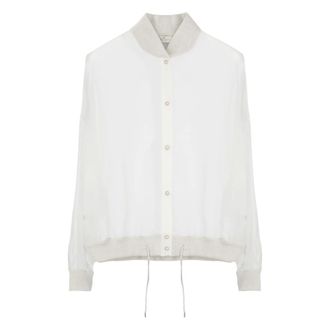 PANICALE Panicale, Femme, Vestes, Blanc, Taille: 42 FR Chemise &agrave; boutons