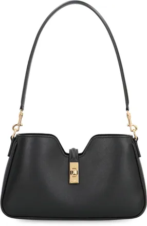 Celine Womens Camille 16 Leather Shoulder Bag Black Lamb Handbags Hand