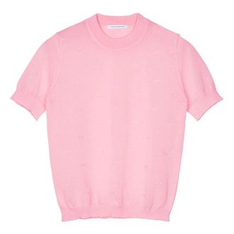 Cecilie Bahnsen Rundhals-Strickware - - Knitwear - Damen - Rosa - S