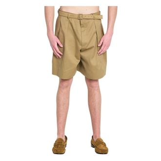 Saint Laurent Drill Bermuda Shorts - - Shorts - Herren - Beige - M