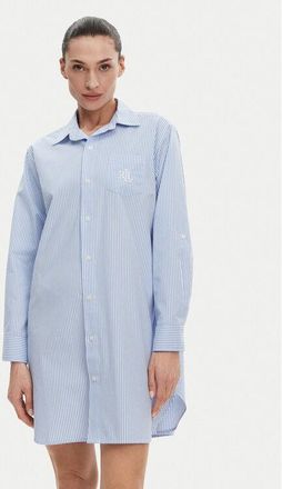 Lauren Ralph Lauren Nachthemd ILN32315 Blau Relaxed Fit