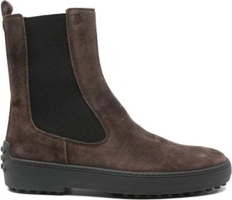 Tod's Femme, Chaussures, Brun, Taille: 37 1/2 EU Gommino Chelsea Bottes