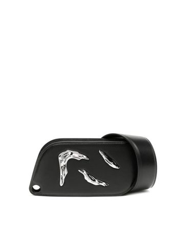 Published By mini sac à bandoulière à plaque logo - Noir