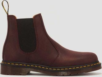 Dr. Martens Leder 2976 Ys Crazy Horse Chelsea Stiefel Schuhe in Rot, Gr&ouml;&szlig;e: 36