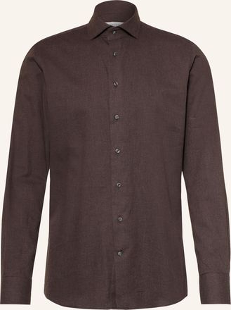 Profuomo Profuomo Hemd Slim Fit braun