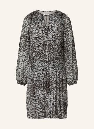 Comma Comma Plisseekleid grau