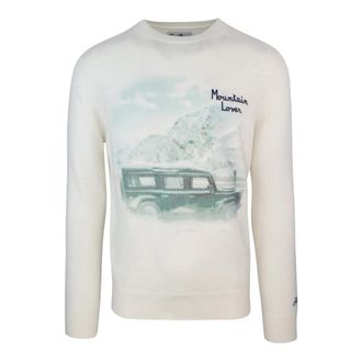 MC2 Saint Barth Heron Pullover - - Knitwear - Herren - Wei&szlig; - XL