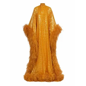 Taller Marmo Femme, Vestes, Brun, Taille: ONE Size Casta Diva Opulence Kaftan