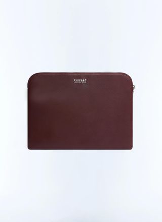 Fursac Porte-documents en cuir Saffiano - Taille Unique - Homme