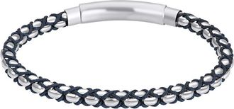iXXXi Men Perlenarmband Eddie mattes Silber | One-Size
