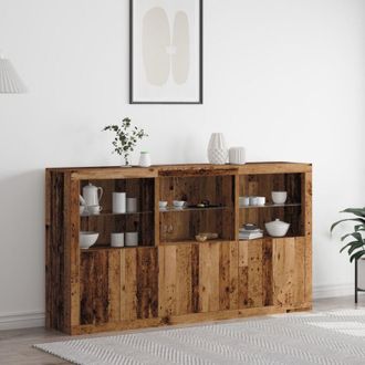vidaXL Sideboard Altholz 181,5 x 37 x 100 cm Holzwerkstoff vidaXL
