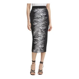 Versace Jeans Couture Gerader Midirock - - Skirts - Damen - Schwarzk - S