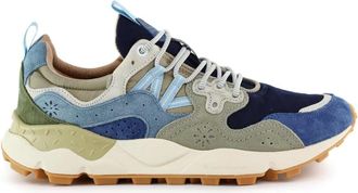 Flower Mountain Homme, Chaussures, Multicolore, Taille: 45 EU Baskets basses en daim et nylon