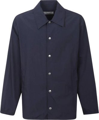Dries Van Noten Homme, Vestes, Bleu, Taille: XL Vorries 3313 M.w. Jacket