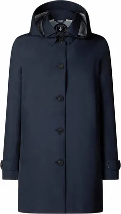 Save The Duck Manteau Au Genou - Bleu Fonc&eacute;