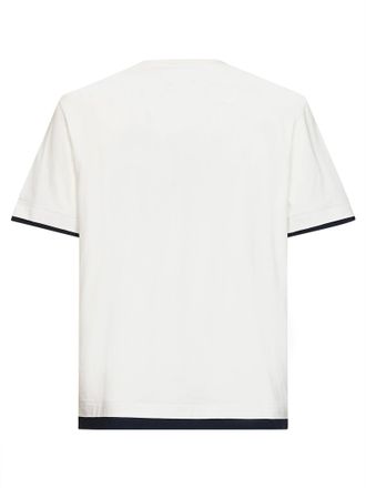 Fendi Mens T-Shirt White Cotton T-Shirts And Polos