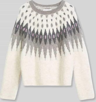 Marc O'Polo Pullover aus Wolle Alpaka mit Jacquard-Strick