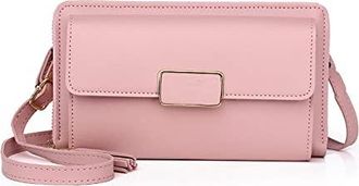 Generic Fashion Ladies Small Square Bag Messenger Bag Mobile Phone Bag Fashion Wallets For Men Fashion, rose, Taille unique